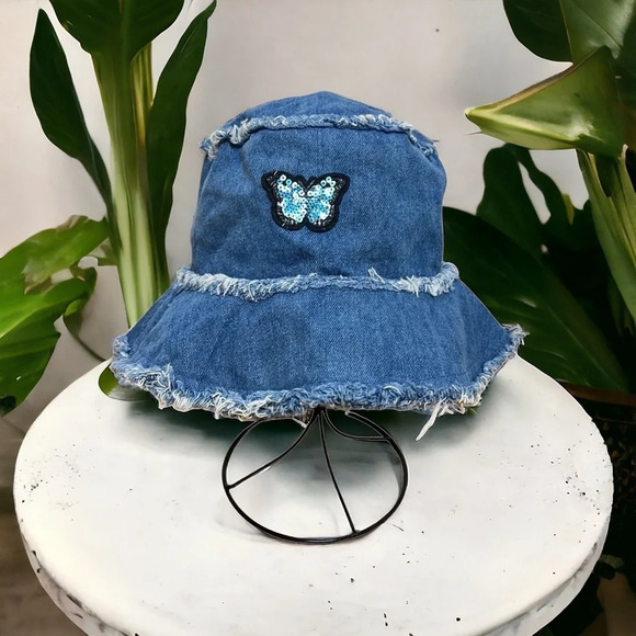 Primark | Accessories | Primark Exposed Boho Raw Hem Butterfly Patch ...